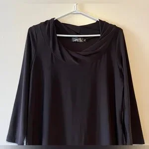 Sympli | Tops | Simpli Brown Top Chocolate 34 Sleeve Size 8 Made In ...